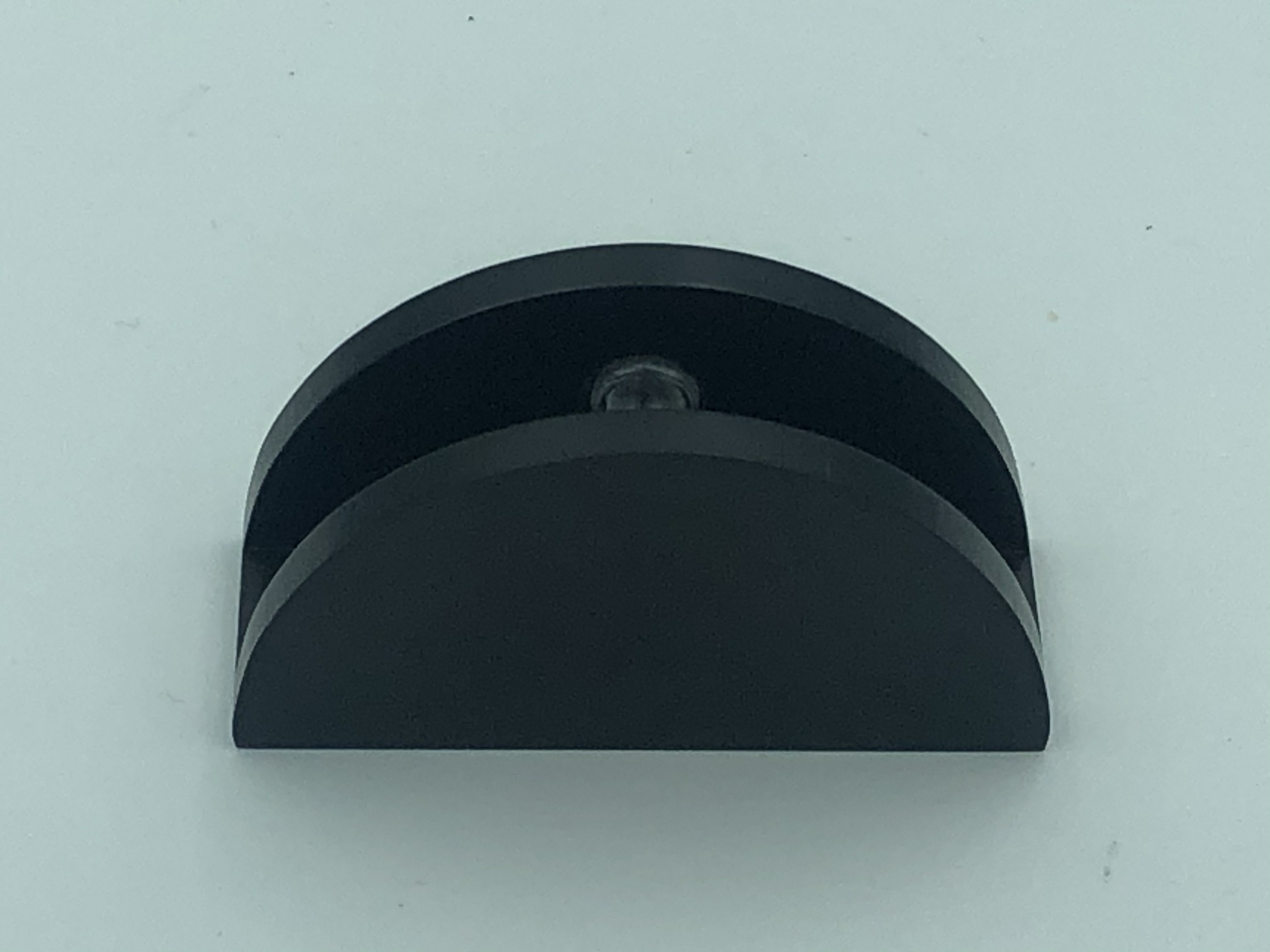 SB10 MB - Shelf Bracket Glass Round 50mm x 20mm Suit 10mm Glass Matt ...