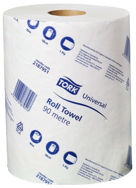 Paper Hand Towels Pack - Tork 16x Rolls Per Pack - Elite Glass Solutions