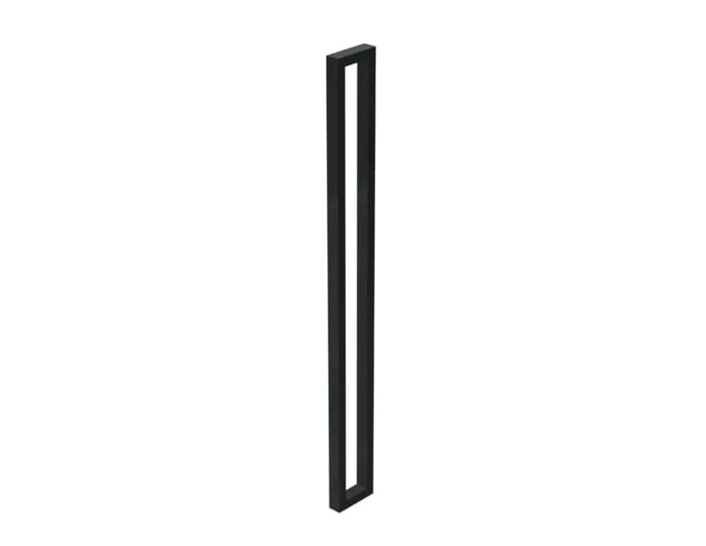Handle - D Shaped Square Profile Pull Handle - 20mm x 40mm Square 600mm ...
