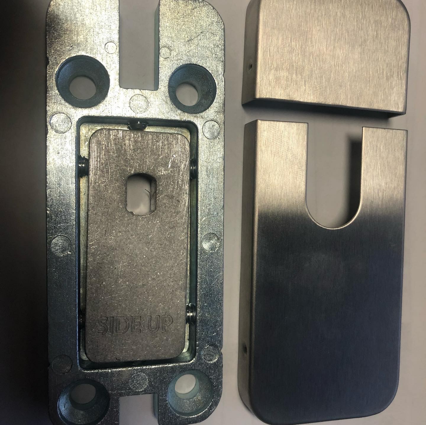 Casma Frenum Hydraulic Patch - Hold Open - Polished Stainless Steel ...