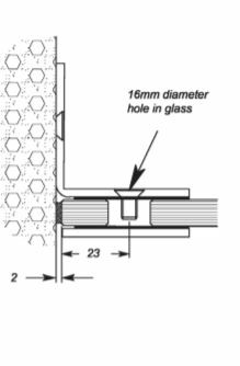 SB20.SQ BRG - Square Profile Bracket with Concealed Fixing Brushed Rose ...