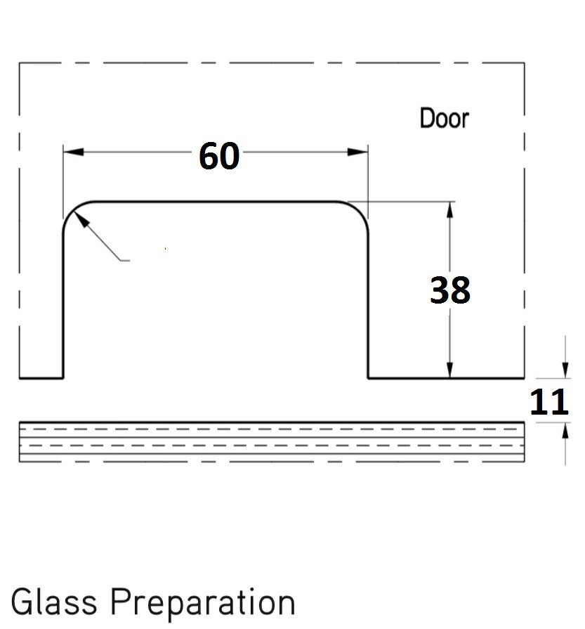 Boston 100 Series - Top or Bottom Shower Screen Pivot Hinge - Polished ...