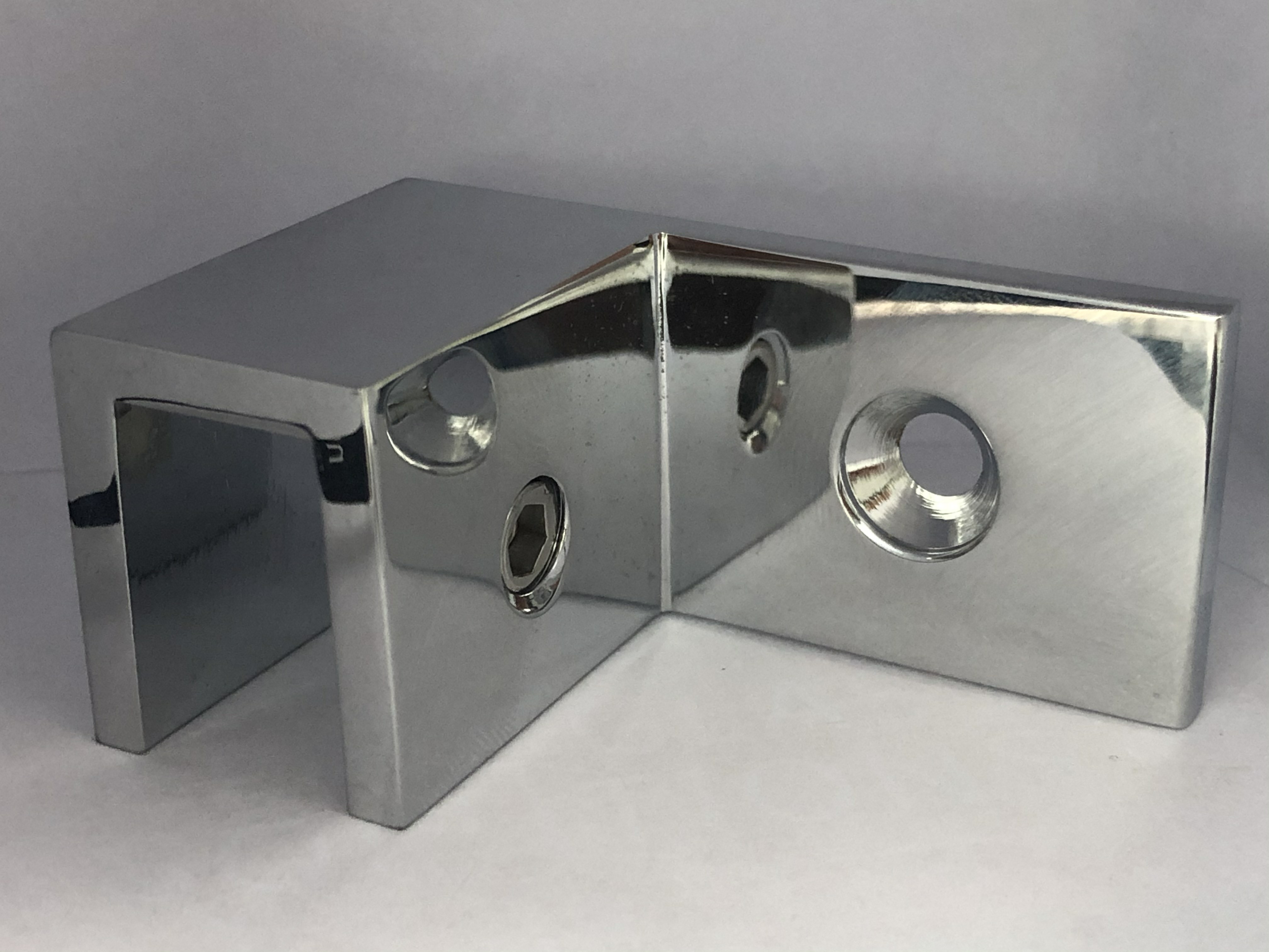 OPF4 (L) PC - Sleeve Over Glass Clamps Left Polished Chrome | Elite ...