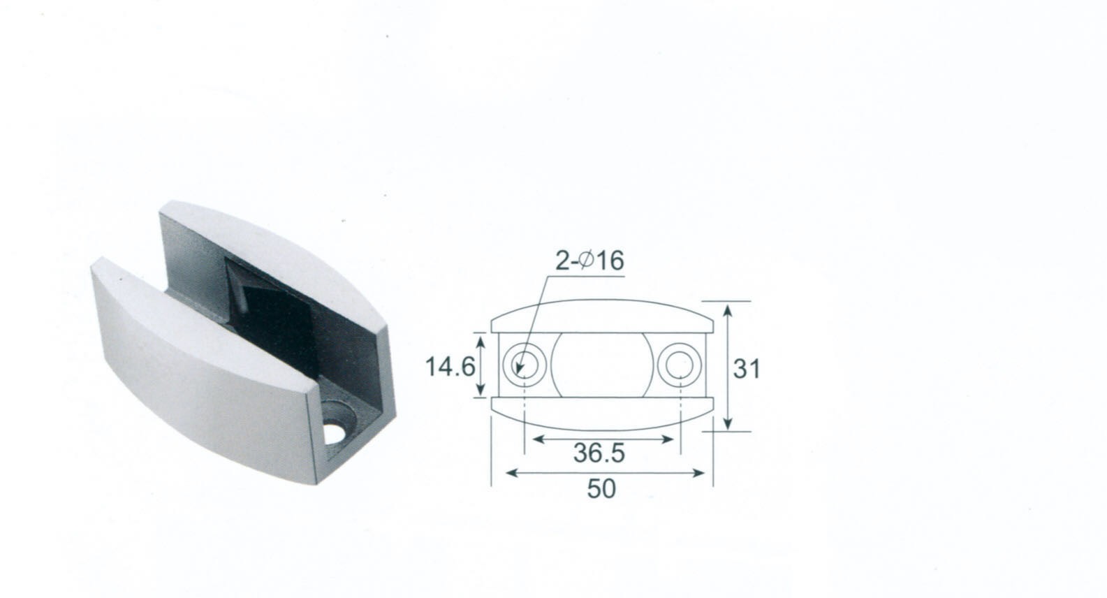 Point Fix Sliding System - Floor Guide - Polished Stainless Steel ...