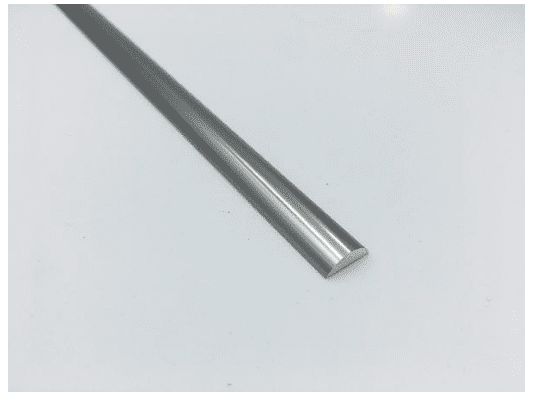Water Bar - Aluminium - Half Round - 1500mm - Brushed Platinum - Elite ...