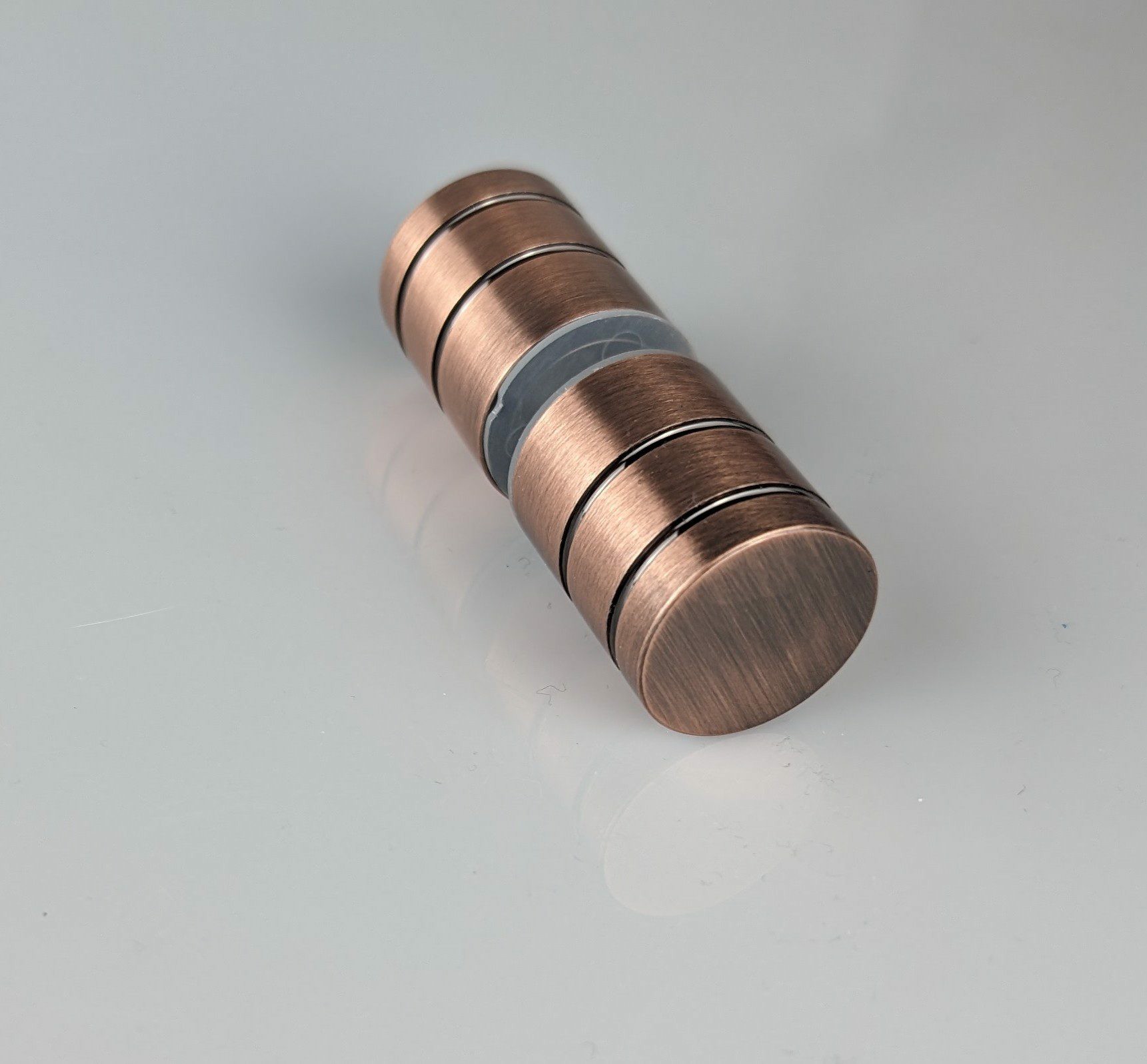 Handle - Micro Groove Pull Knob - 30mm x 25mm Diameter - Red Copper ...