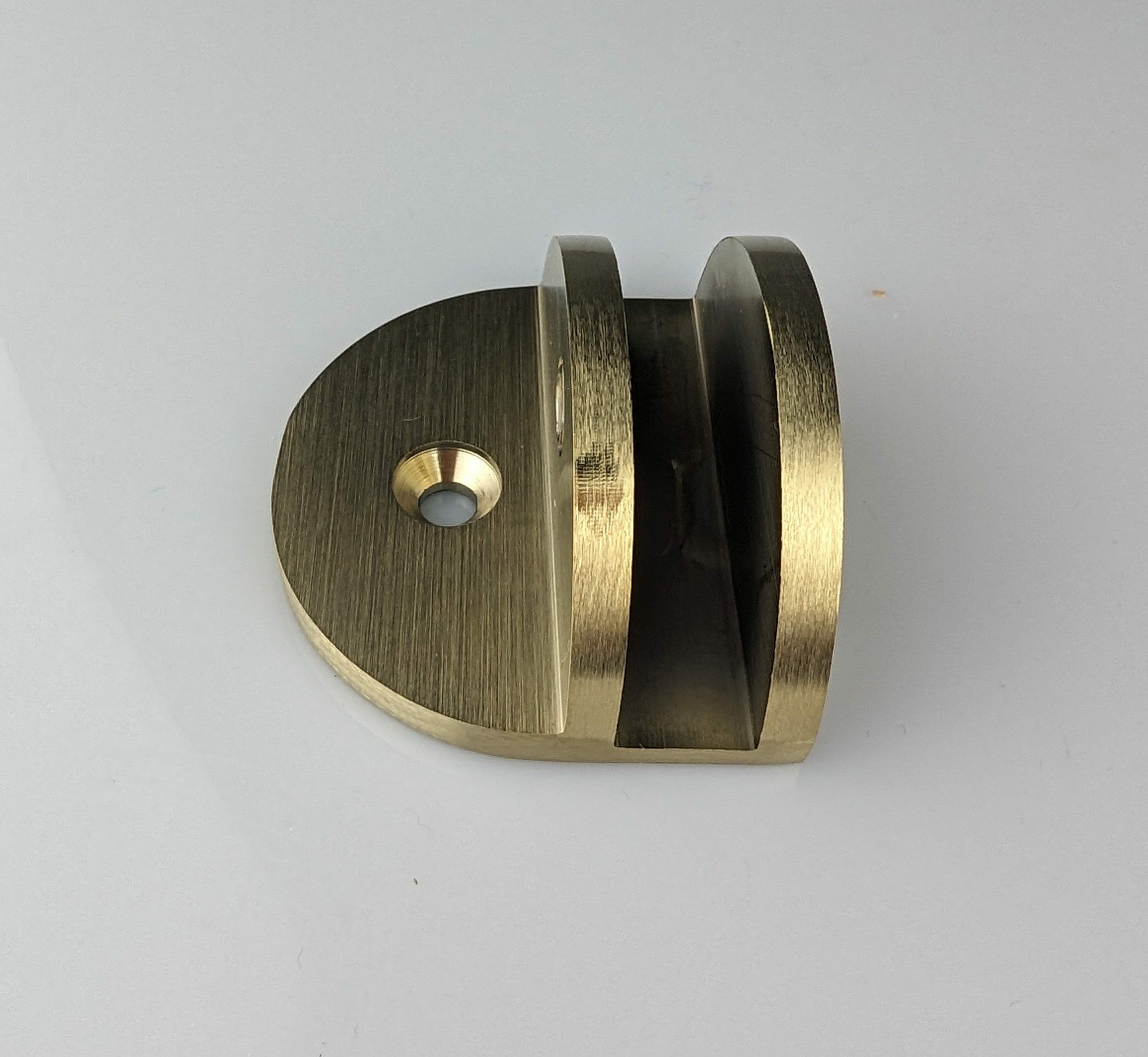 SB10.HL BG - Glass Shelf Bracket Round 50mm x 43mm x 24mm with ...