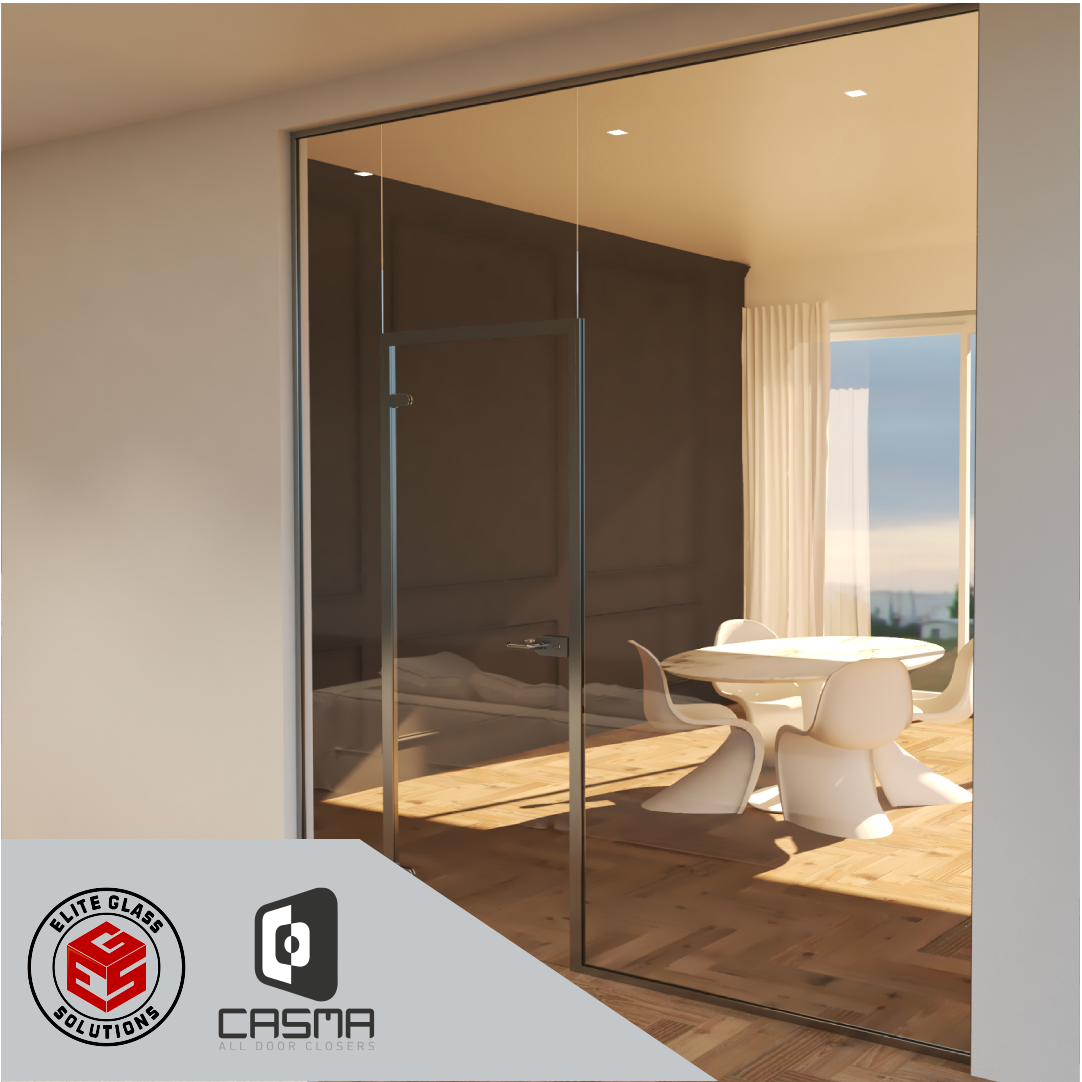 CASMA frameless glass door hardware - Elite Glass Solutions